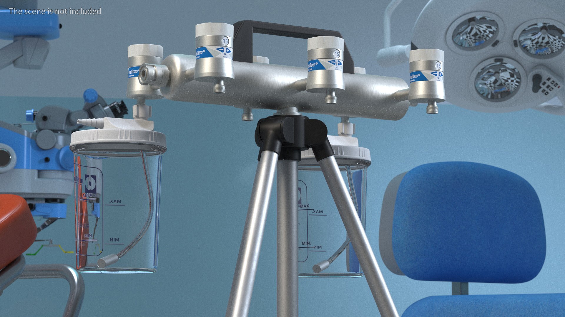 Oxygen Portable System For 6 Patients 3D Model - TurboSquid 2134696