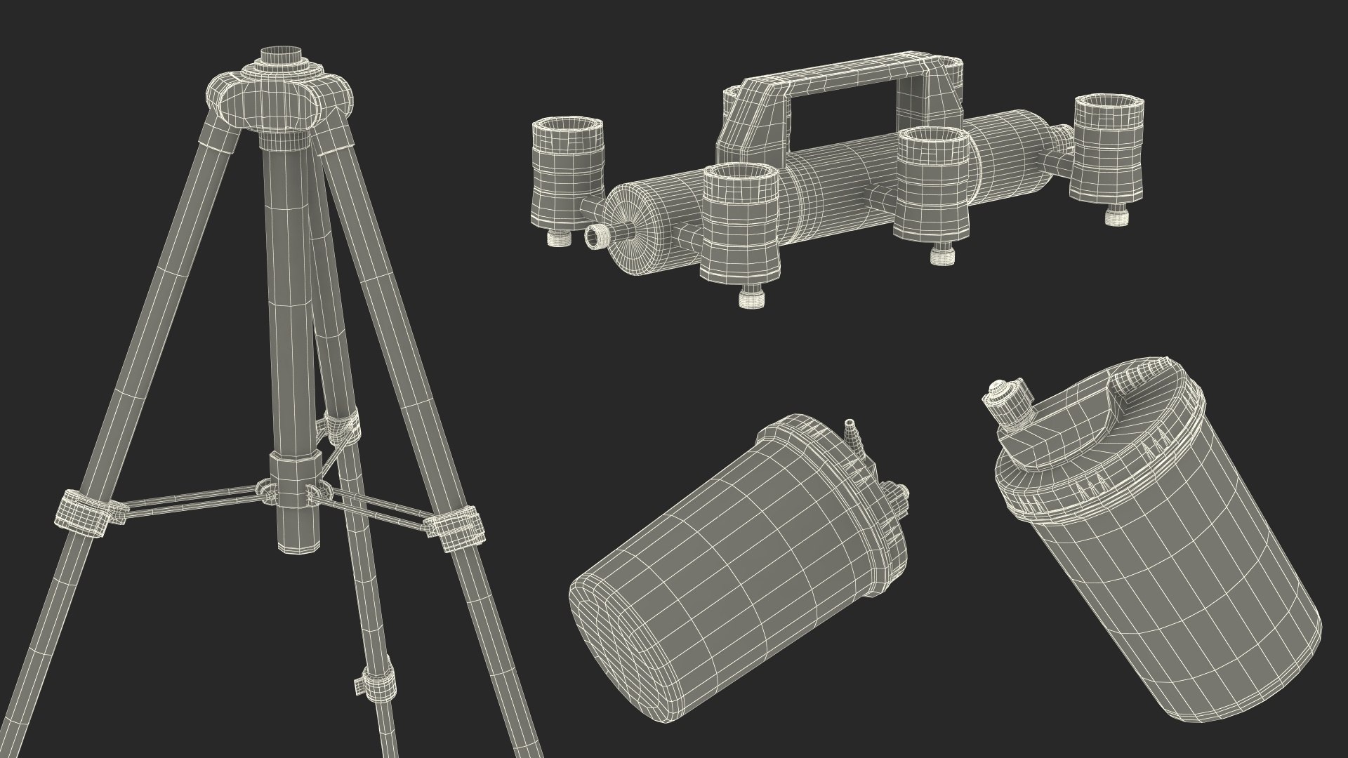 Oxygen Portable System For 6 Patients 3D Model - TurboSquid 2134696