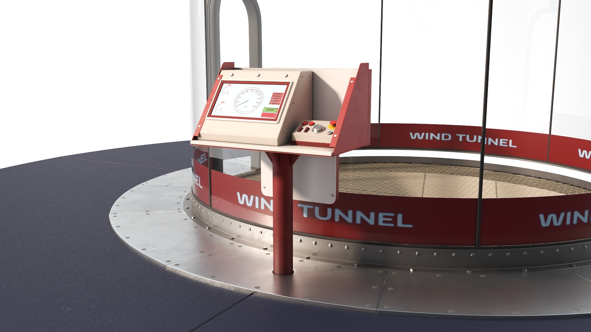 Vertical Wind Tunnel 3D Model - TurboSquid 2362171