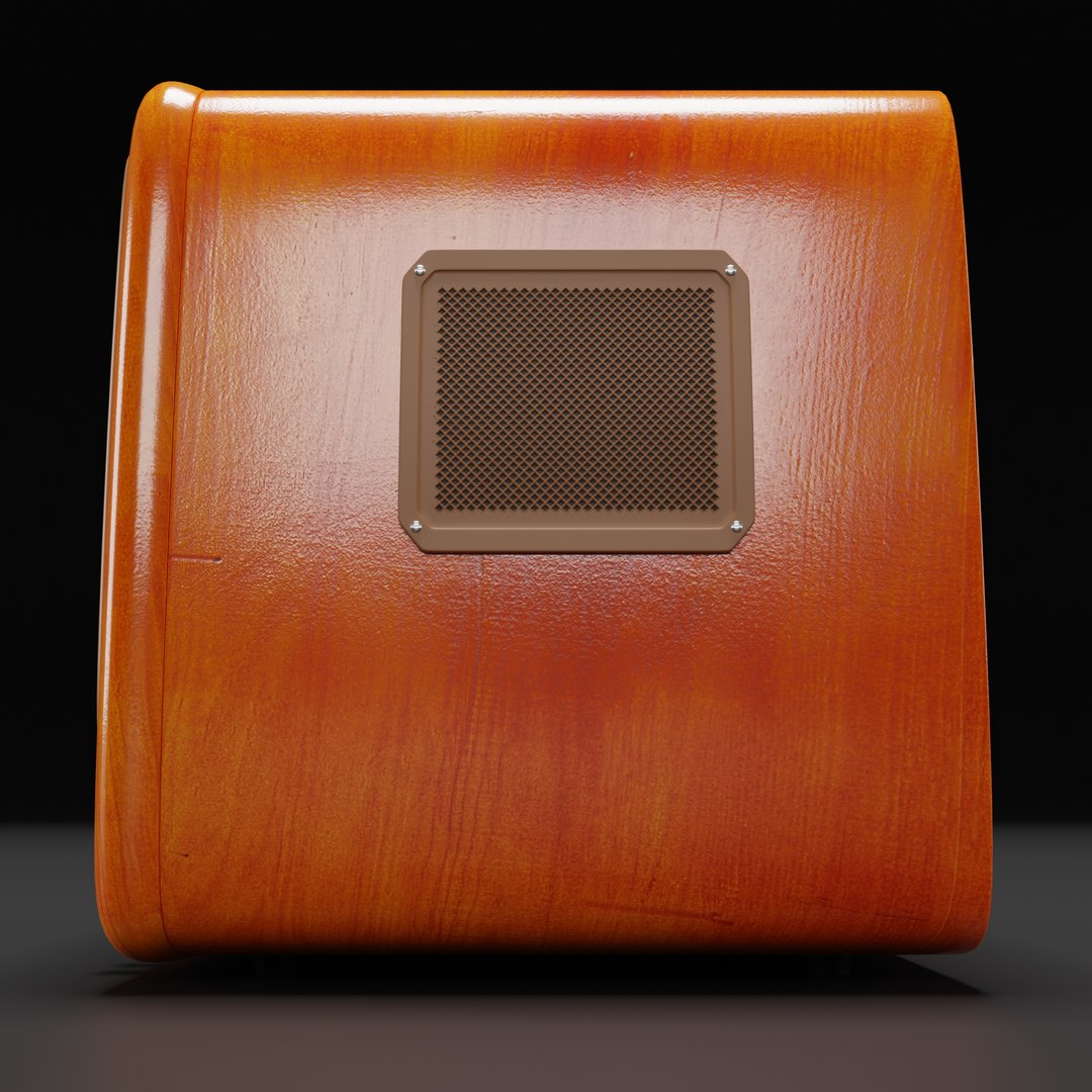 Vintage Wood TV 3D - TurboSquid 2069086