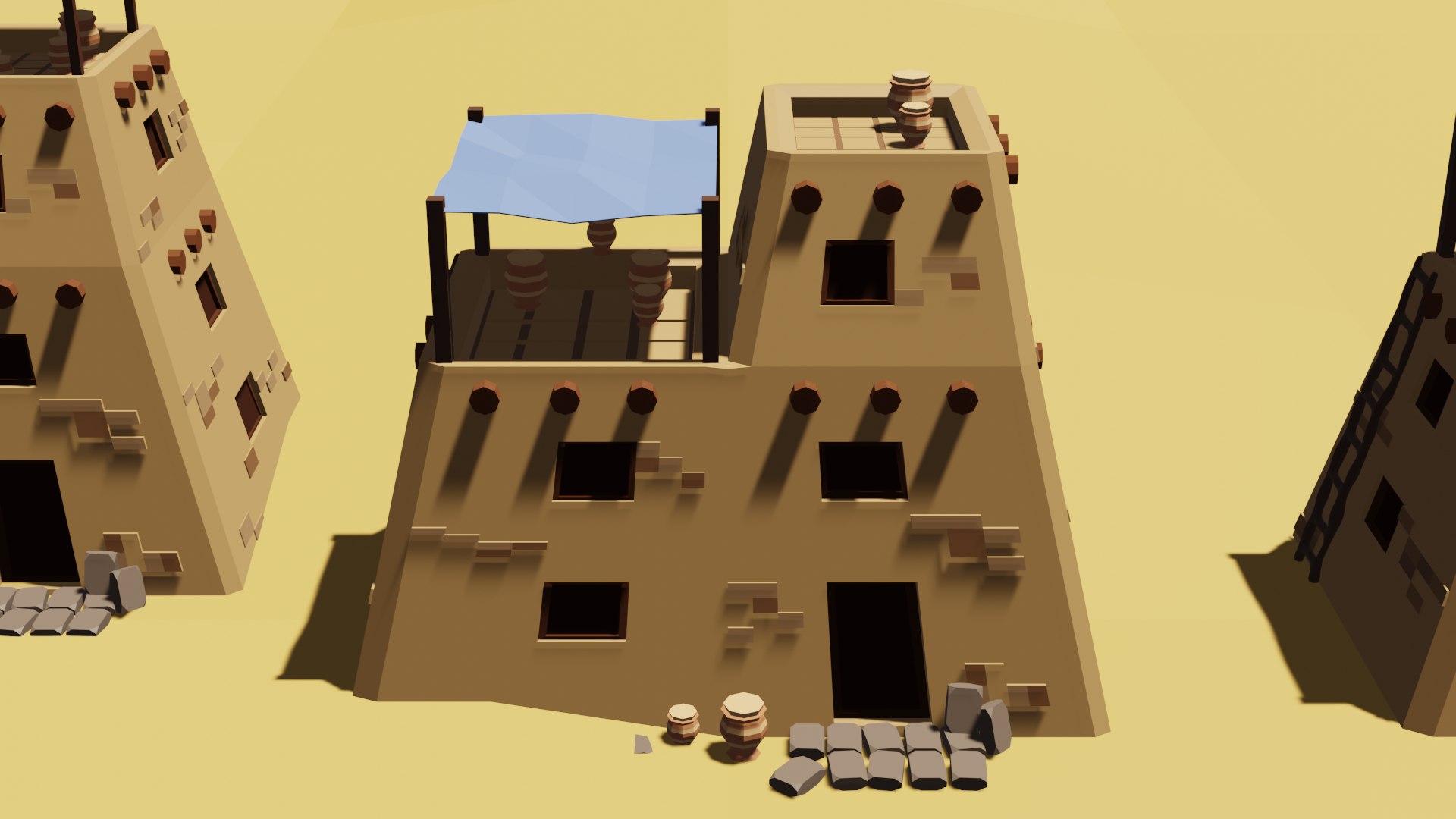 Low Poly Desert Pack 3D Model - TurboSquid 2297697