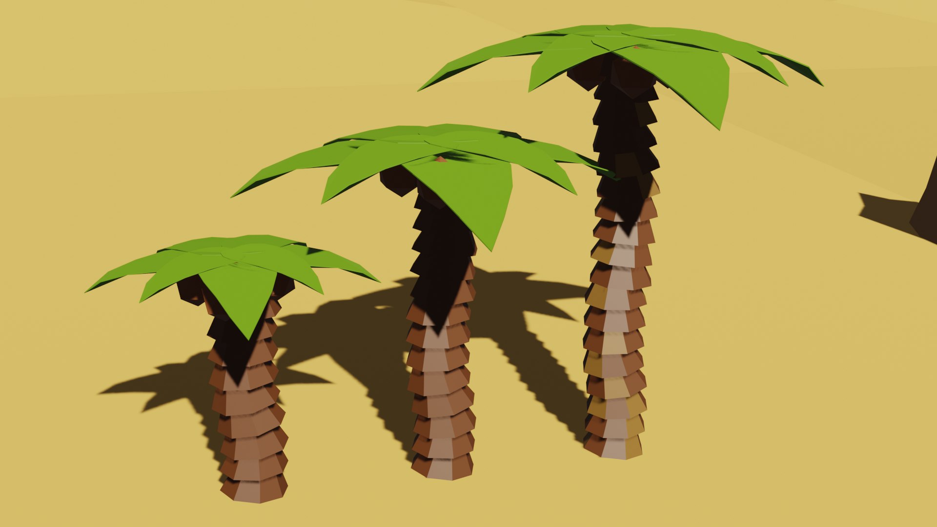 Low Poly Desert Pack 3D Model - TurboSquid 2297697
