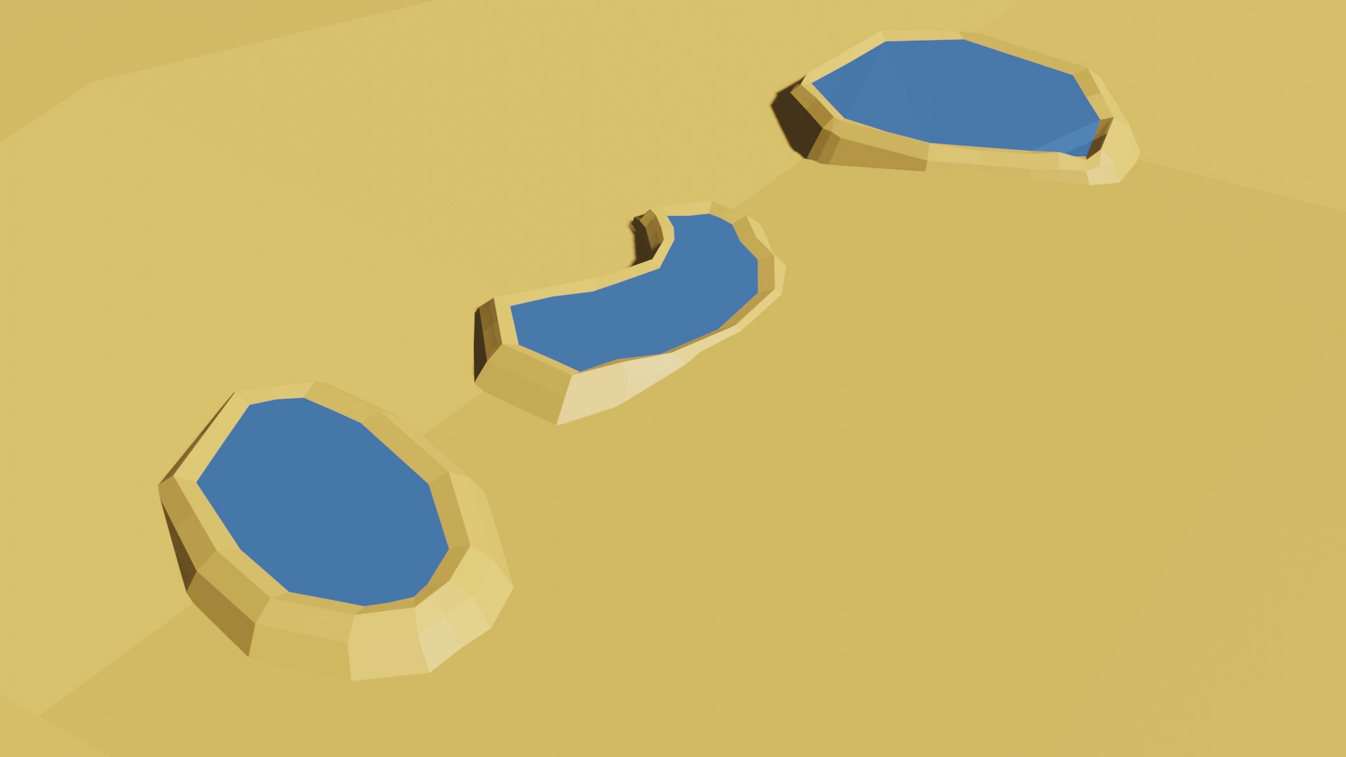 Low Poly Desert Pack 3D Model - TurboSquid 2297697