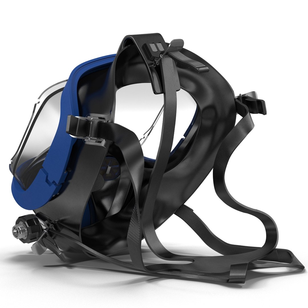 3d scuba mask 3 generic model