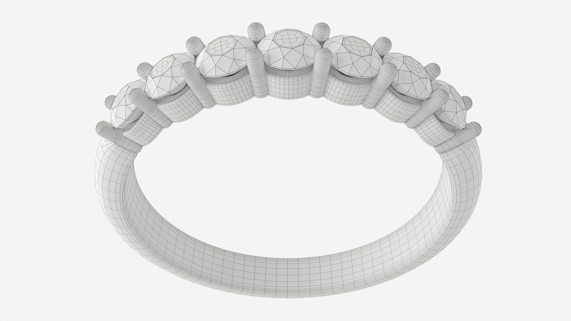 3D Gold Diamond Ring Jewelry 01 - TurboSquid 1968699