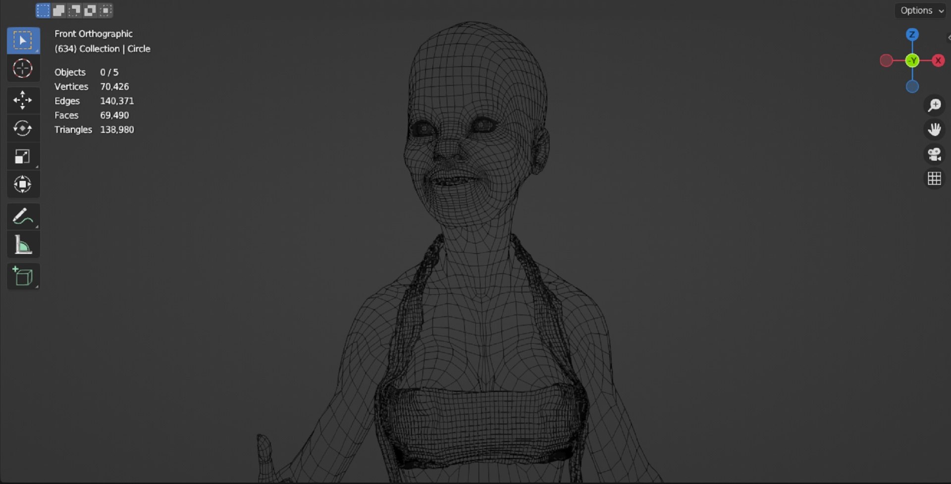 Alien Female Character 3D Model - TurboSquid 1926799