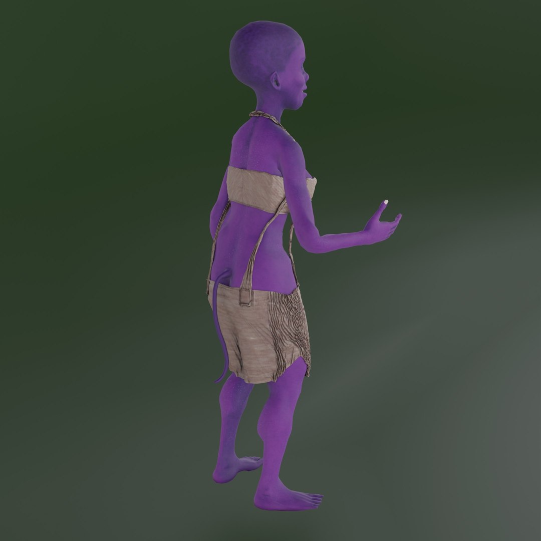 Alien Female Character 3D Model - TurboSquid 1926799