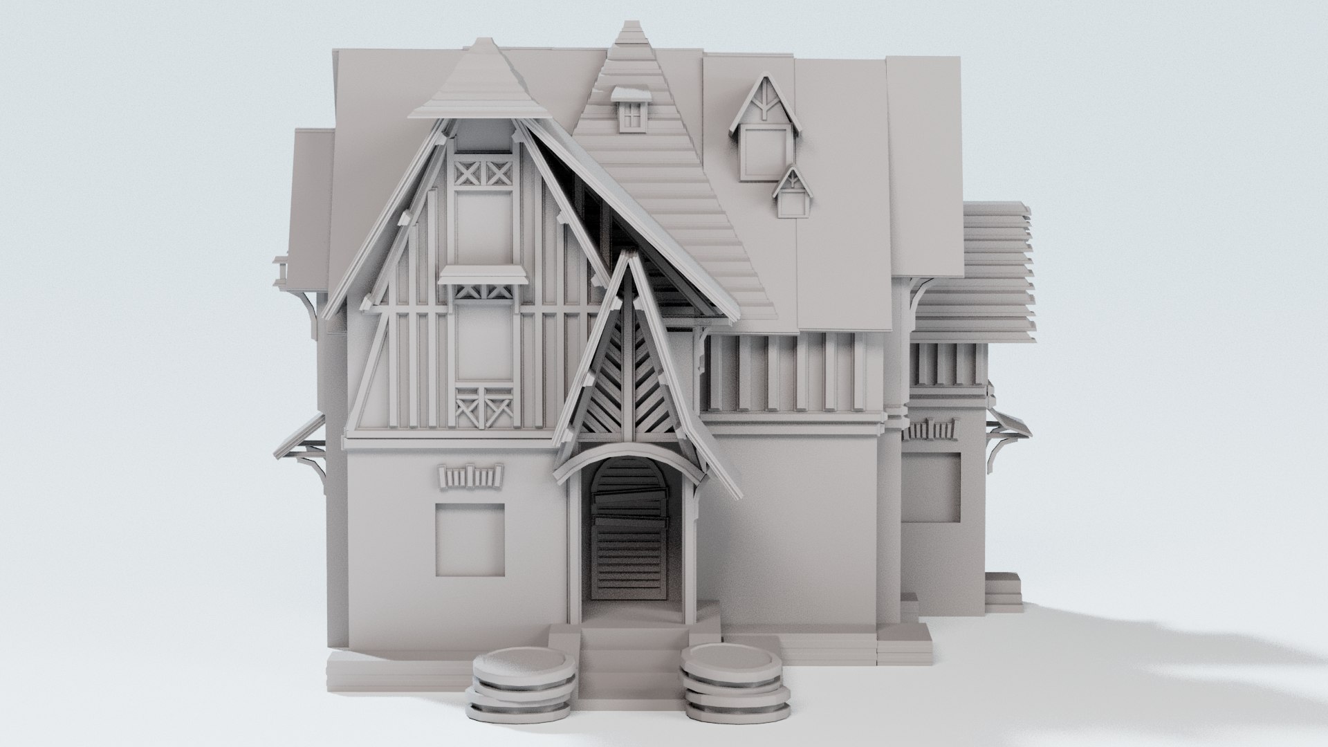 3D Chocolate House - Cartoon House - TurboSquid 2220008