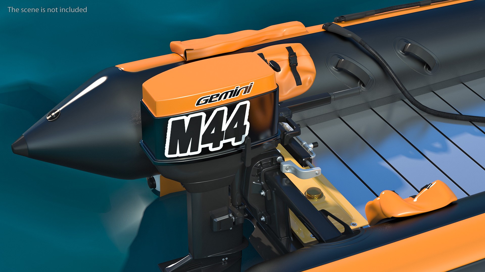 Racing Boat Gemini Zapcat F1 with Engine Orange 3D model - TurboSquid ...