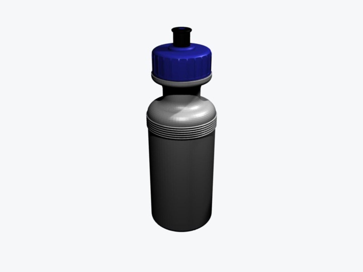 water bottle 3d obj