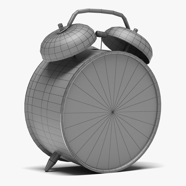 3D Maya alarm clock time