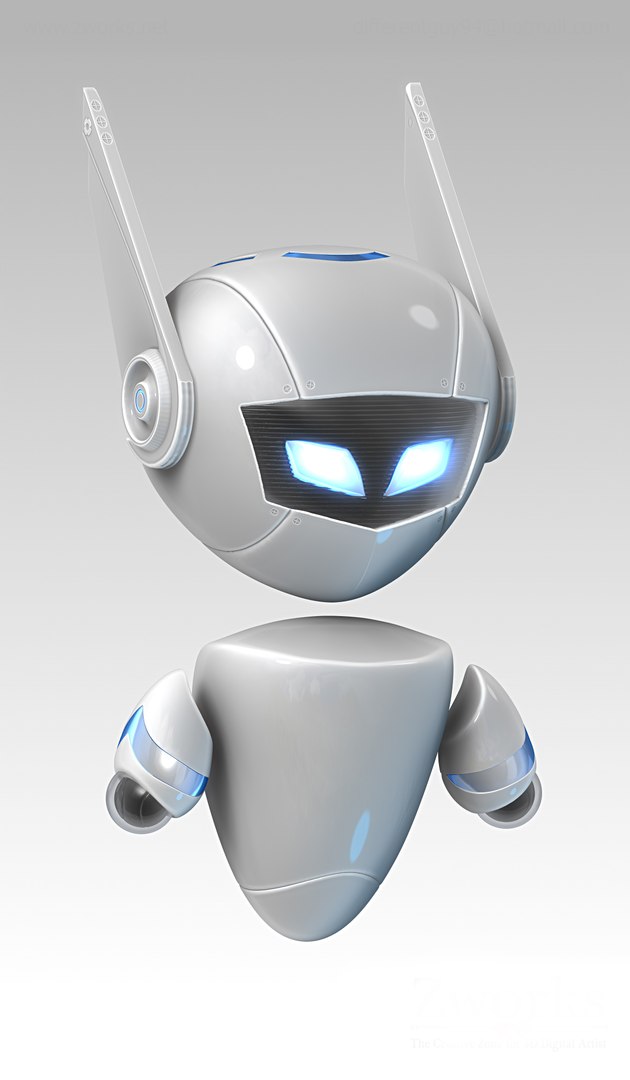 3d robot model
