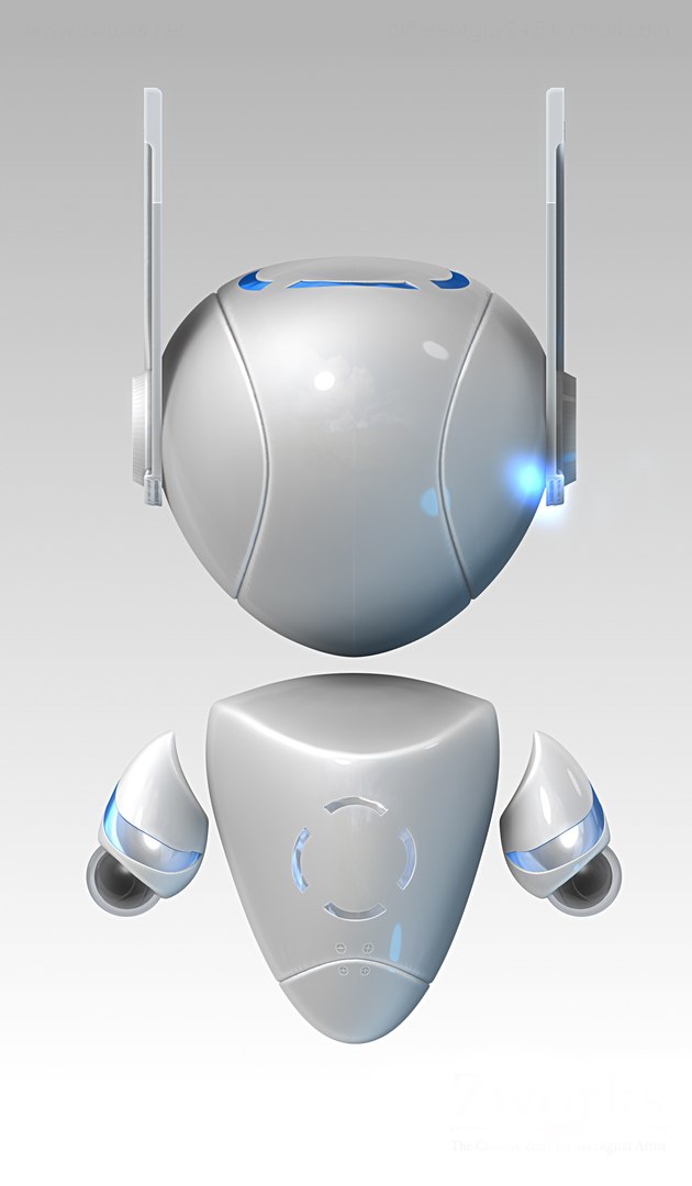 3d robot model