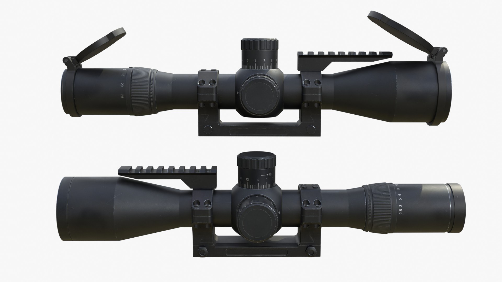 Generic Sniper Scope 3D Model - TurboSquid 2427142