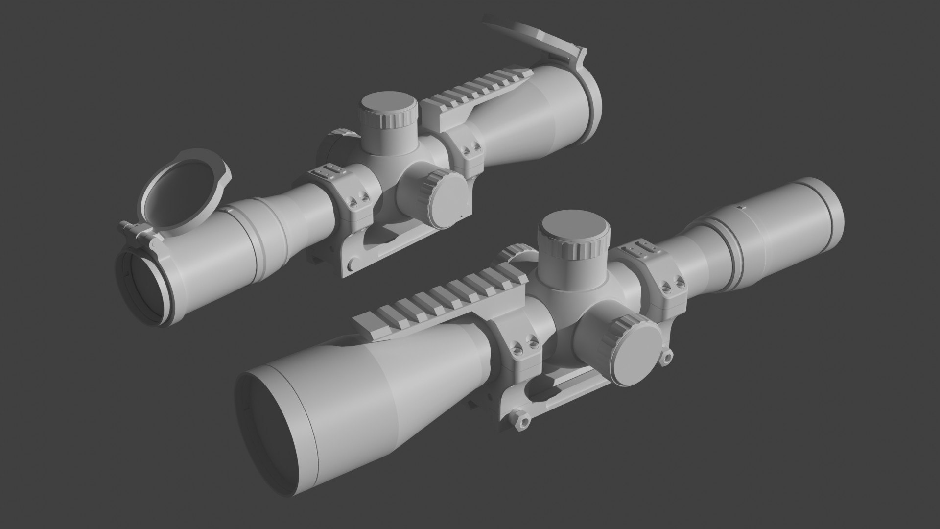 Generic Sniper Scope 3D Model - TurboSquid 2427142