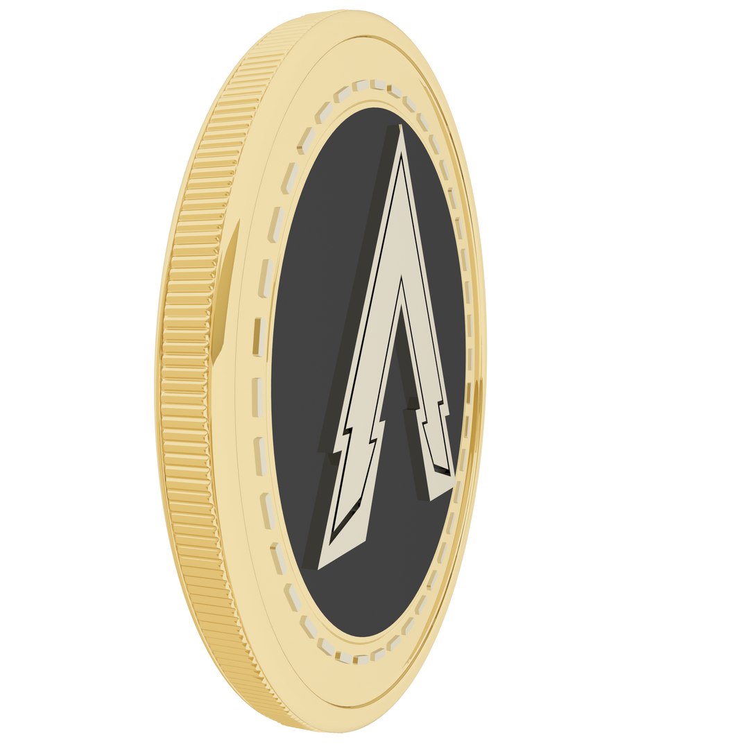 3D AceD Cryptocurrency Gold Coin Model - TurboSquid 1765064