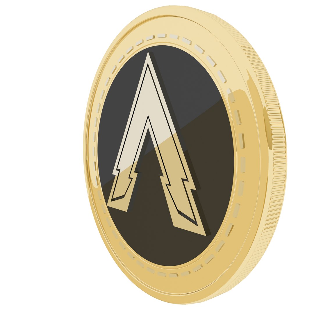 3D AceD Cryptocurrency Gold Coin Model - TurboSquid 1765064