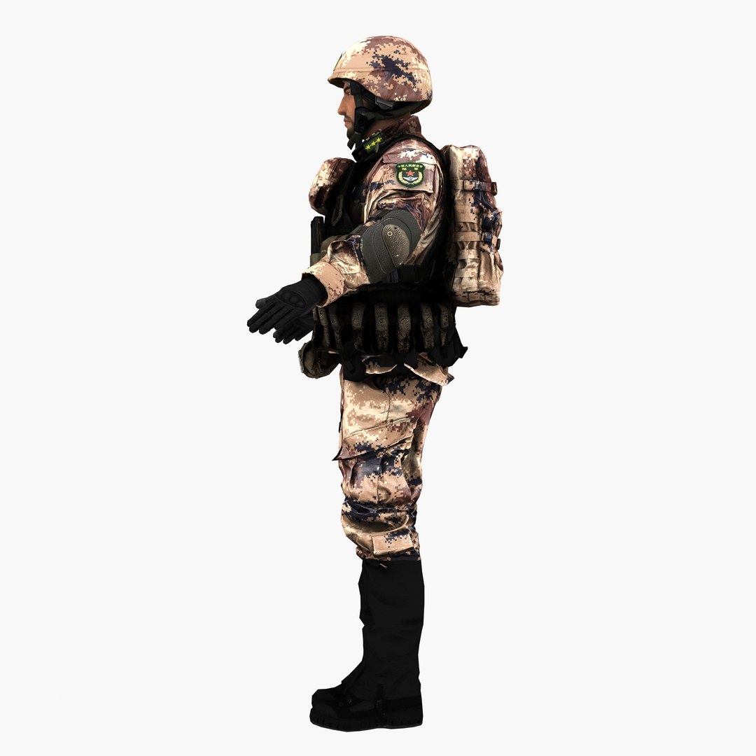Pla Chinese Soldier 3D Model - TurboSquid 1668807