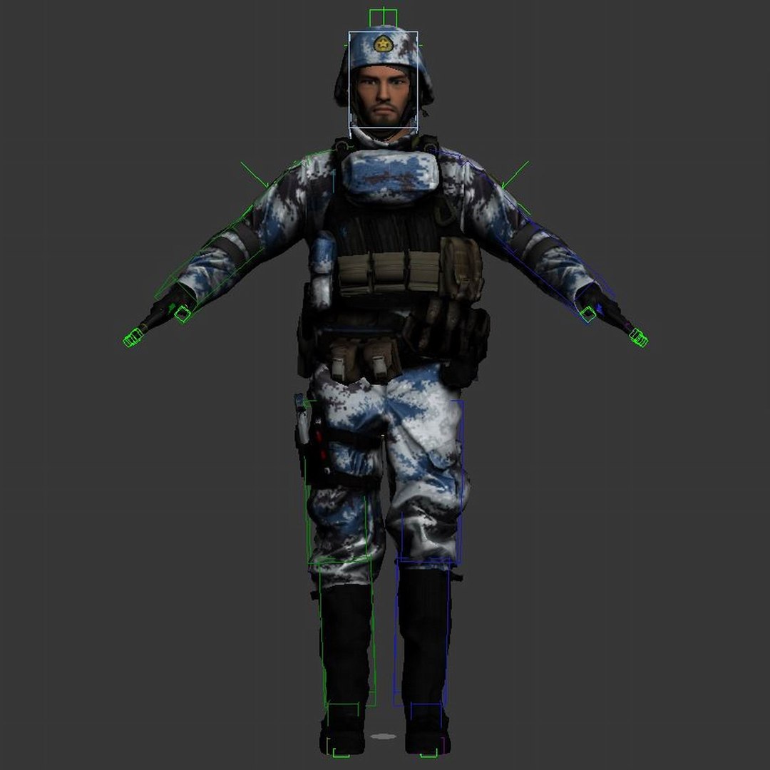 Pla Chinese Soldier 3D Model - TurboSquid 1668807