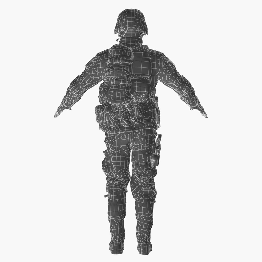 Pla Chinese Soldier 3D Model - TurboSquid 1668807