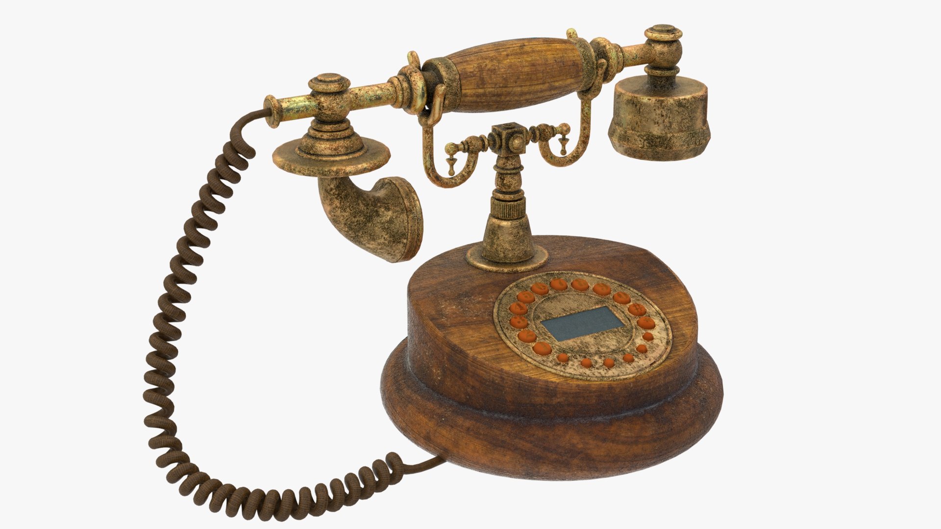 Ancient phone model - TurboSquid 1954783