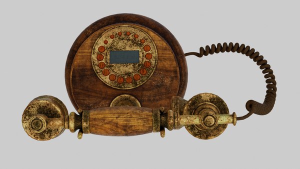 Ancient phone model - TurboSquid 1954783