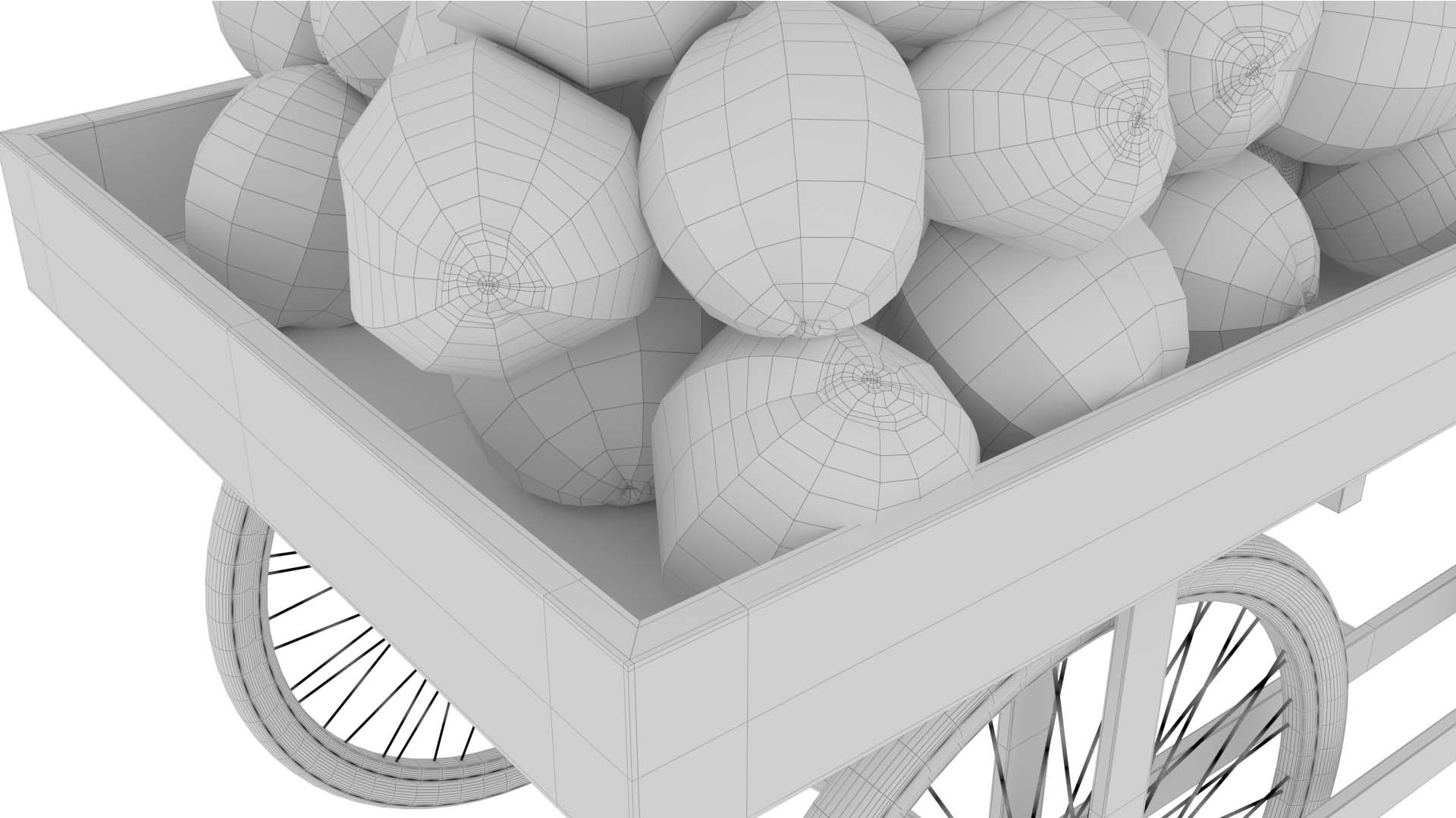 3D Tender Coconut Cart - TurboSquid 2128596