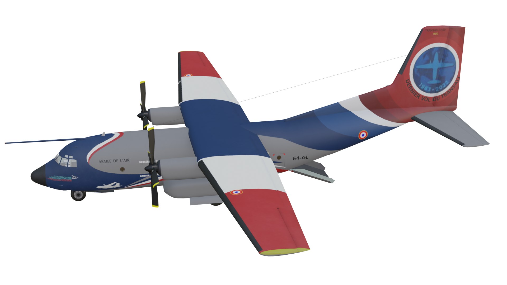 C-160 Transall Model - TurboSquid 2344069