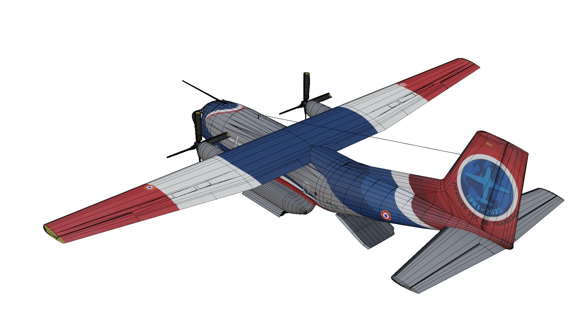 C-160 Transall Model - TurboSquid 2344069