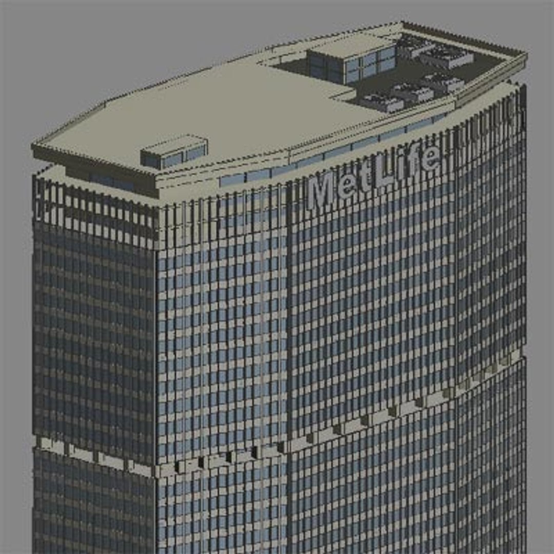 3d Model Metlife Building