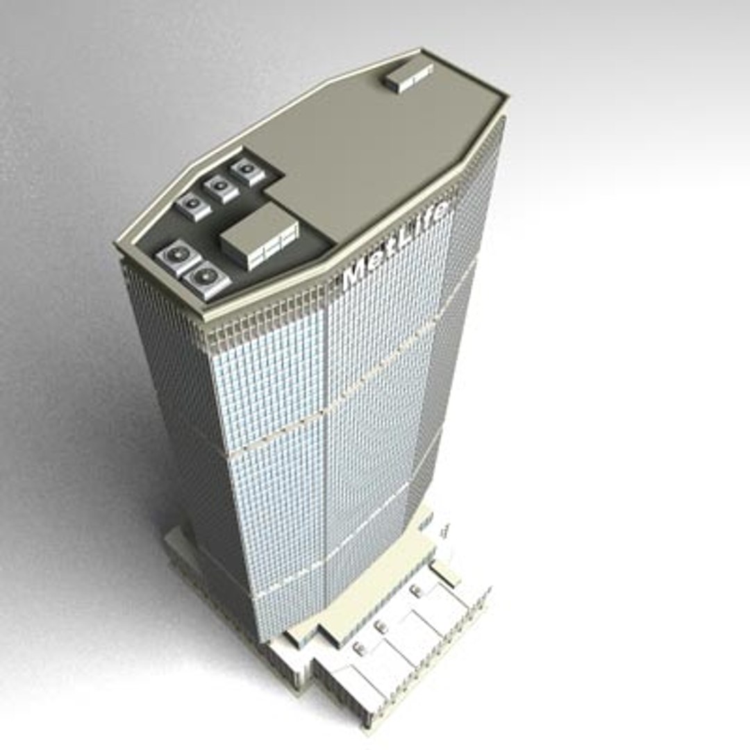 3d Model Metlife Building