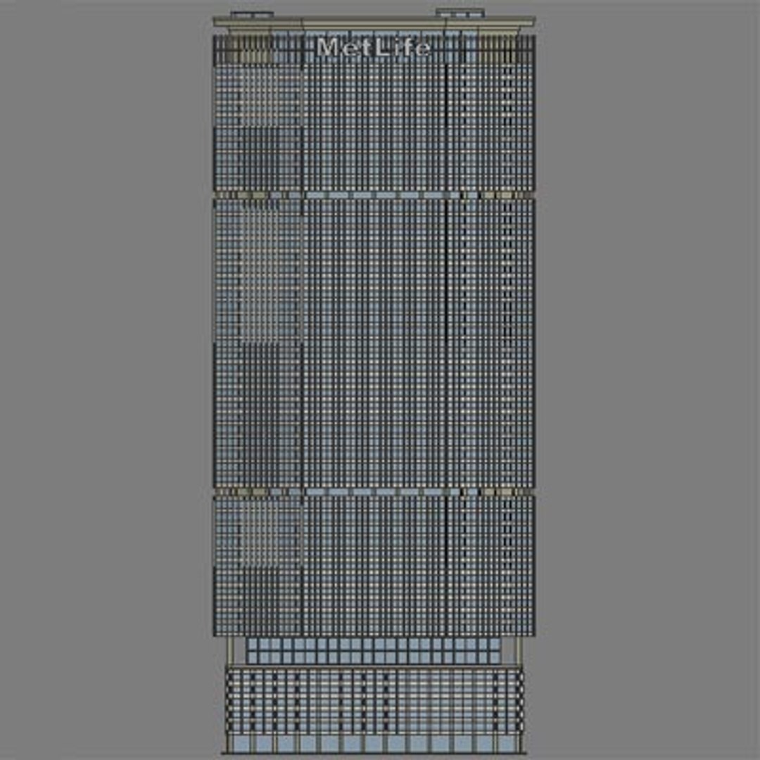 3d Model Metlife Building