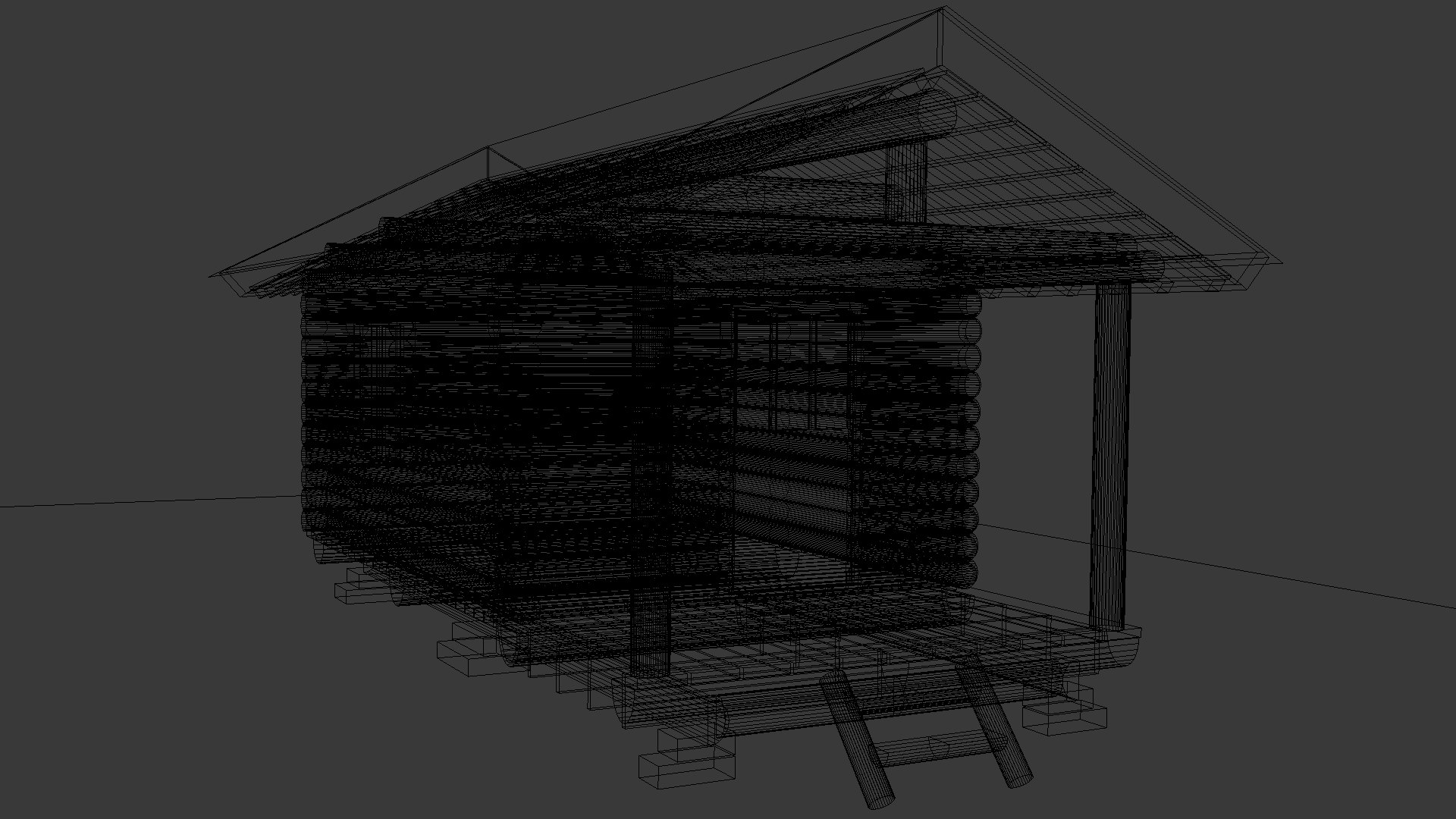 Shack S Wooden 3D Model - TurboSquid 1452095