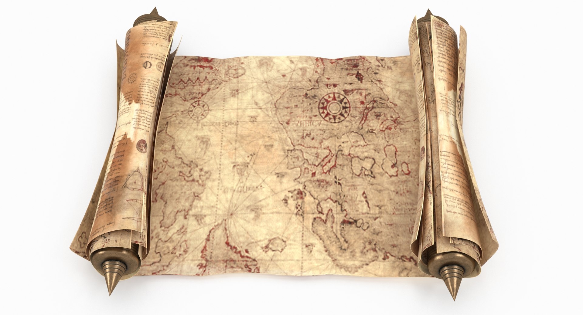 Scroll Advertising Model - TurboSquid 1282747