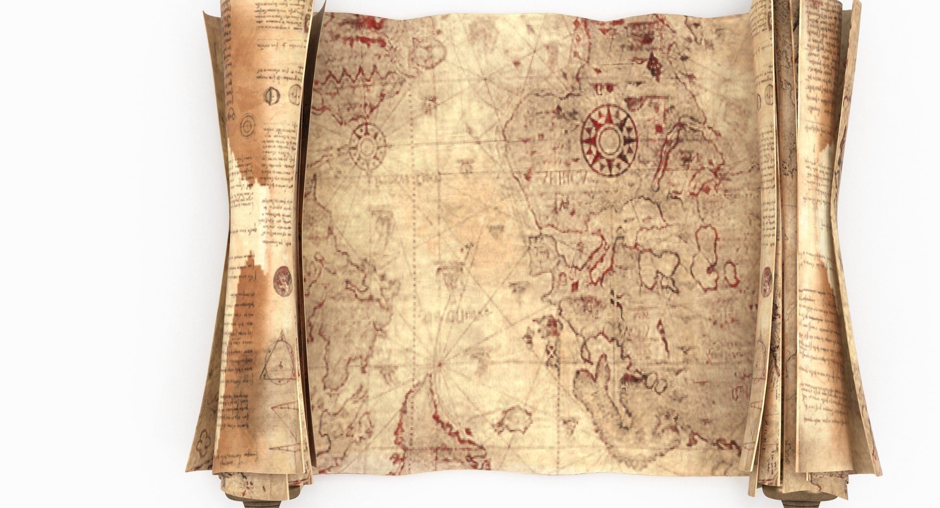 Scroll Advertising Model - TurboSquid 1282747