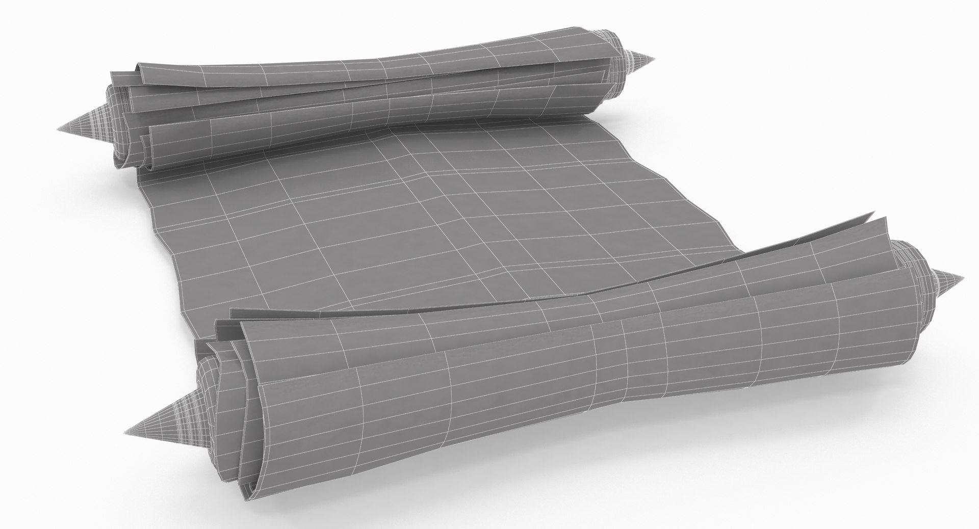 Scroll Advertising Model - TurboSquid 1282747