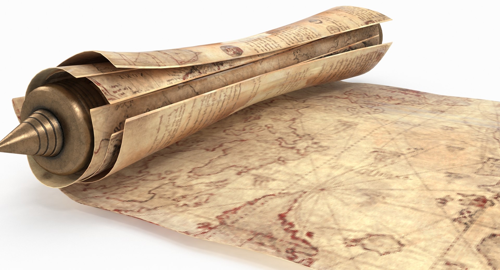 Scroll Advertising Model - TurboSquid 1282747