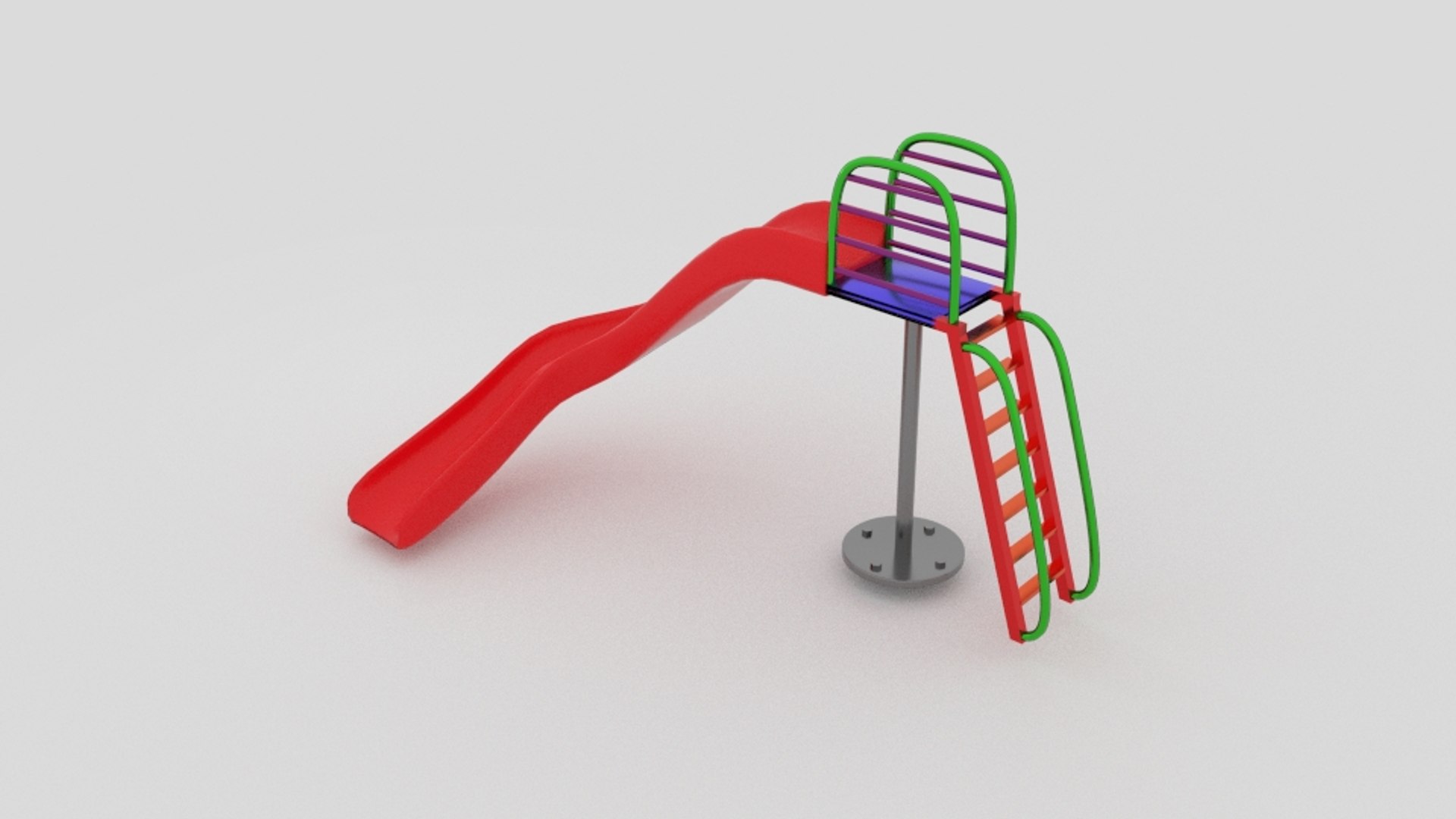 Kids Bend Slide 3D - TurboSquid 1319310