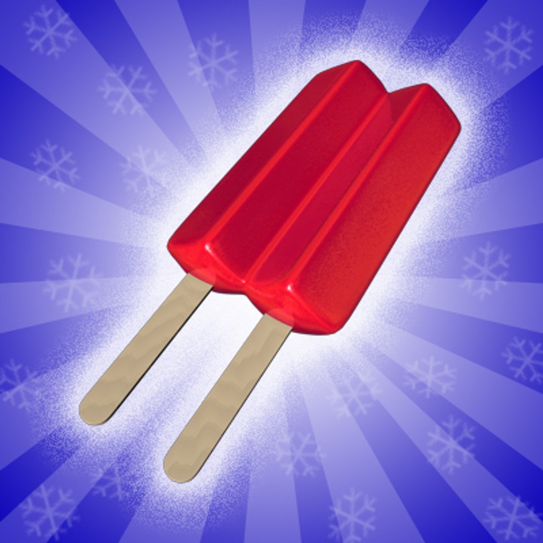 popsicle 3d model