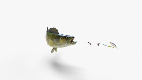 3D walleye animation lure - TurboSquid 1515058