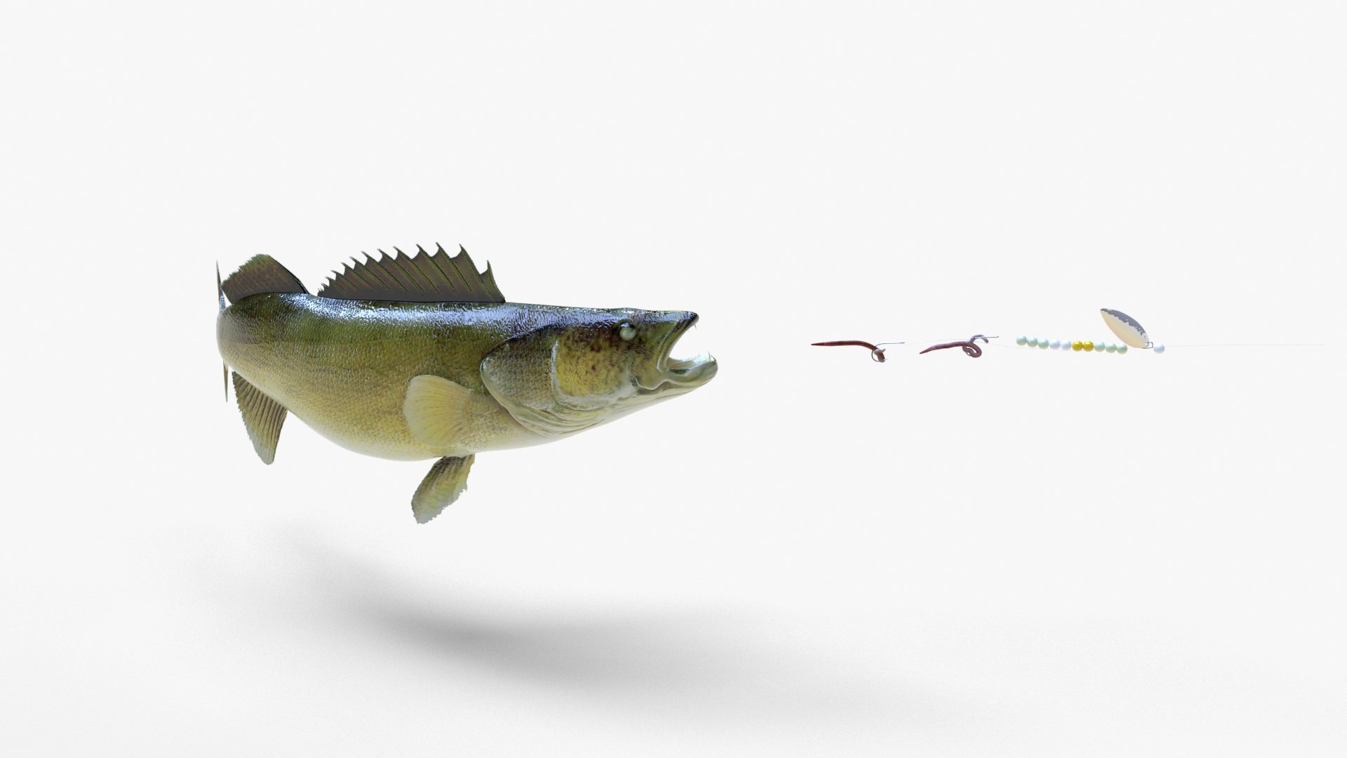 3D Walleye Animation Lure - TurboSquid 1515058