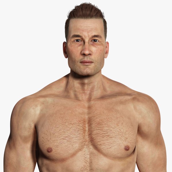 modelo 3d Realistic Model Man -Basic - TurboSquid 2077423