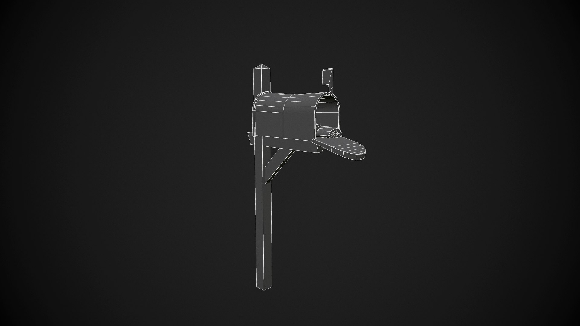 Cartoon Mailbox 3D Model - TurboSquid 1485799