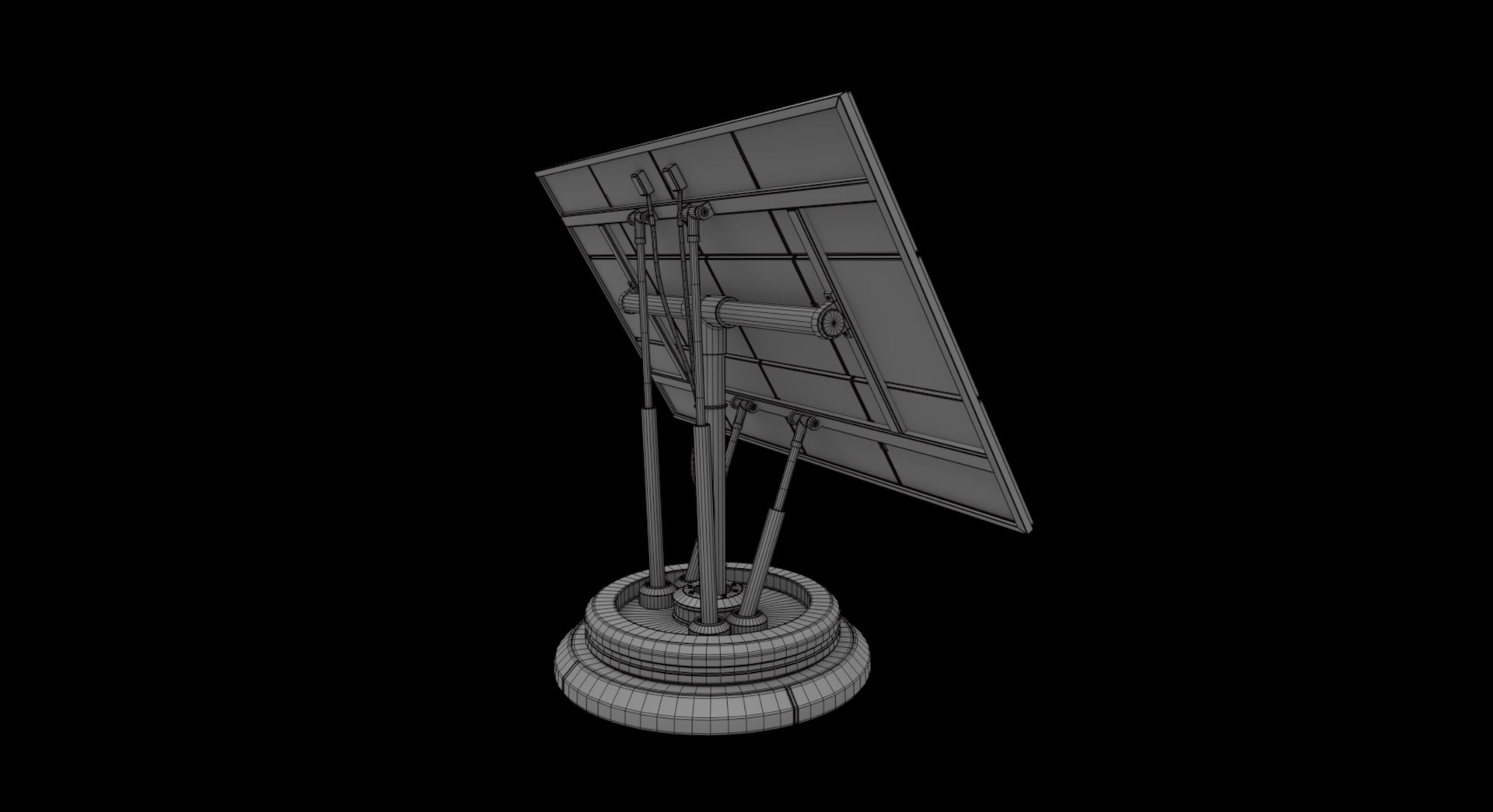 Square Solar Panel 3D Model - TurboSquid 2300410