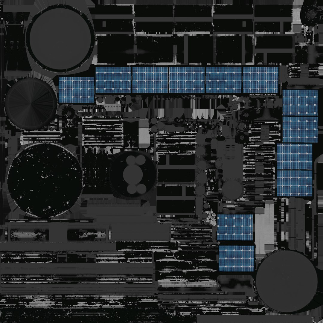 Square Solar Panel 3D Model - TurboSquid 2300410