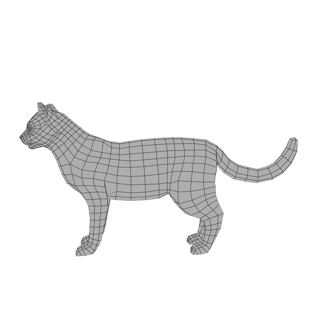 Basemesh Cat 3d Max
