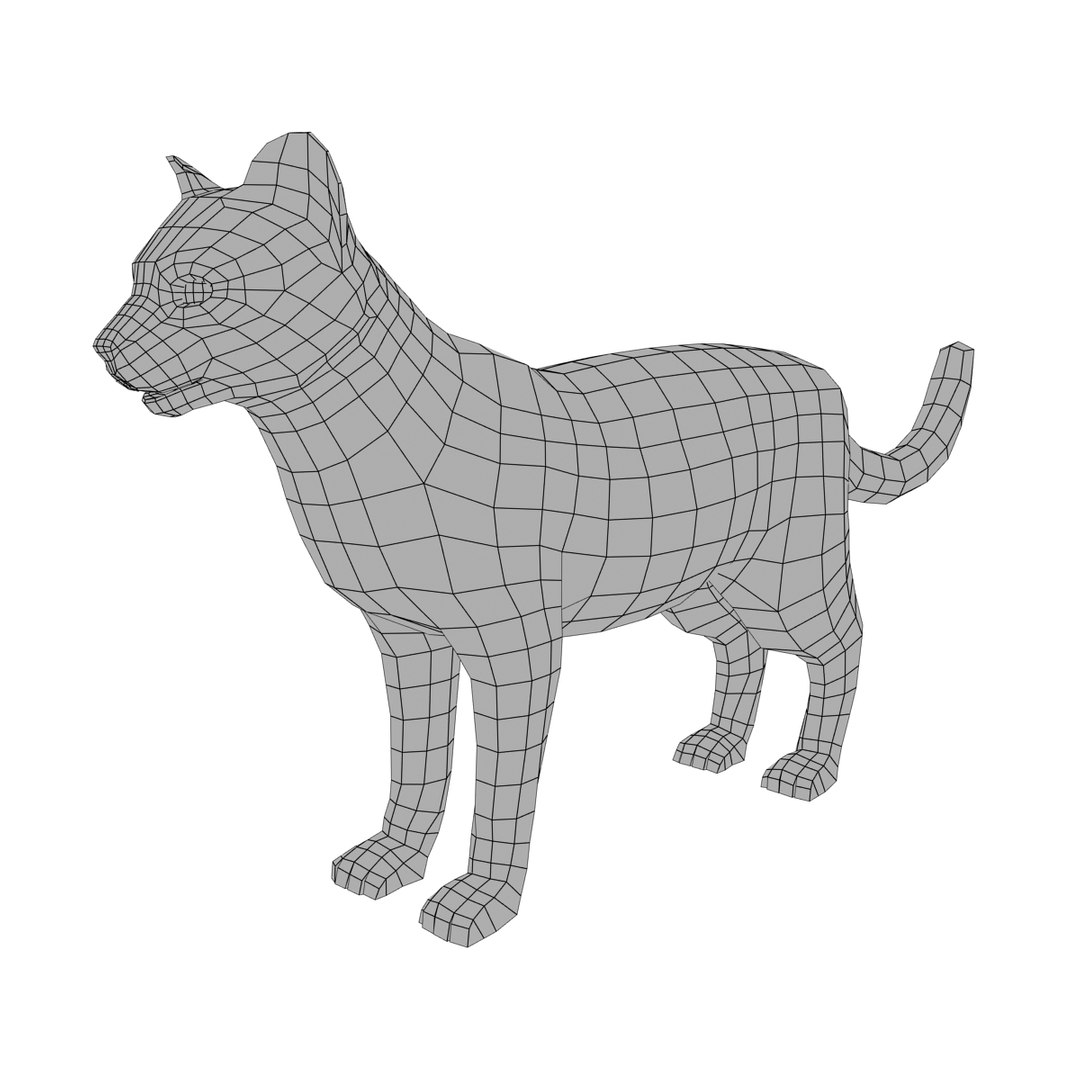 Basemesh Cat 3d Max