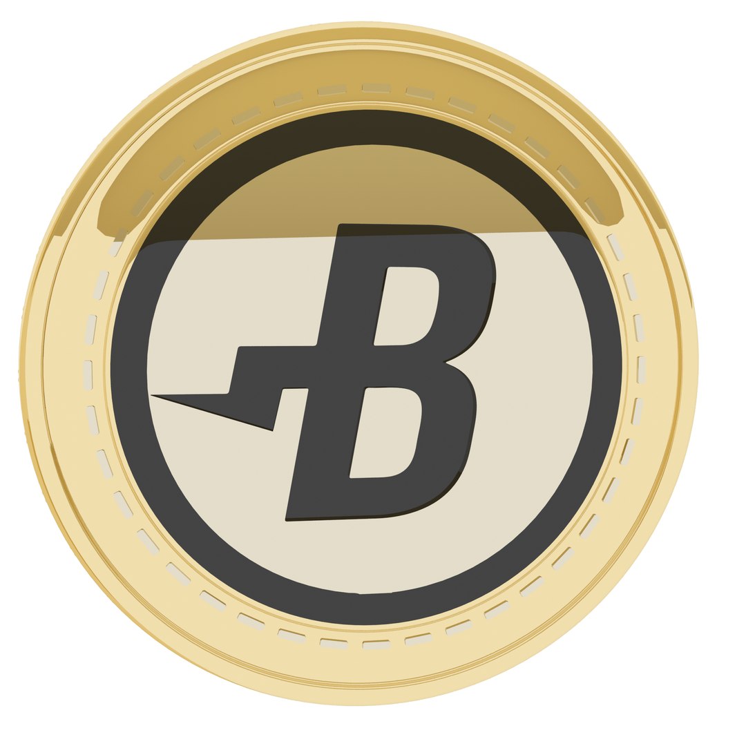 Burst Cryptocurrency Gold Coin 3D - TurboSquid 1783519