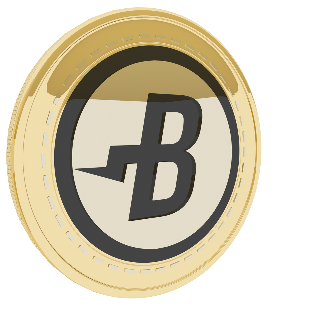 Burst Cryptocurrency Gold Coin 3D - TurboSquid 1783519