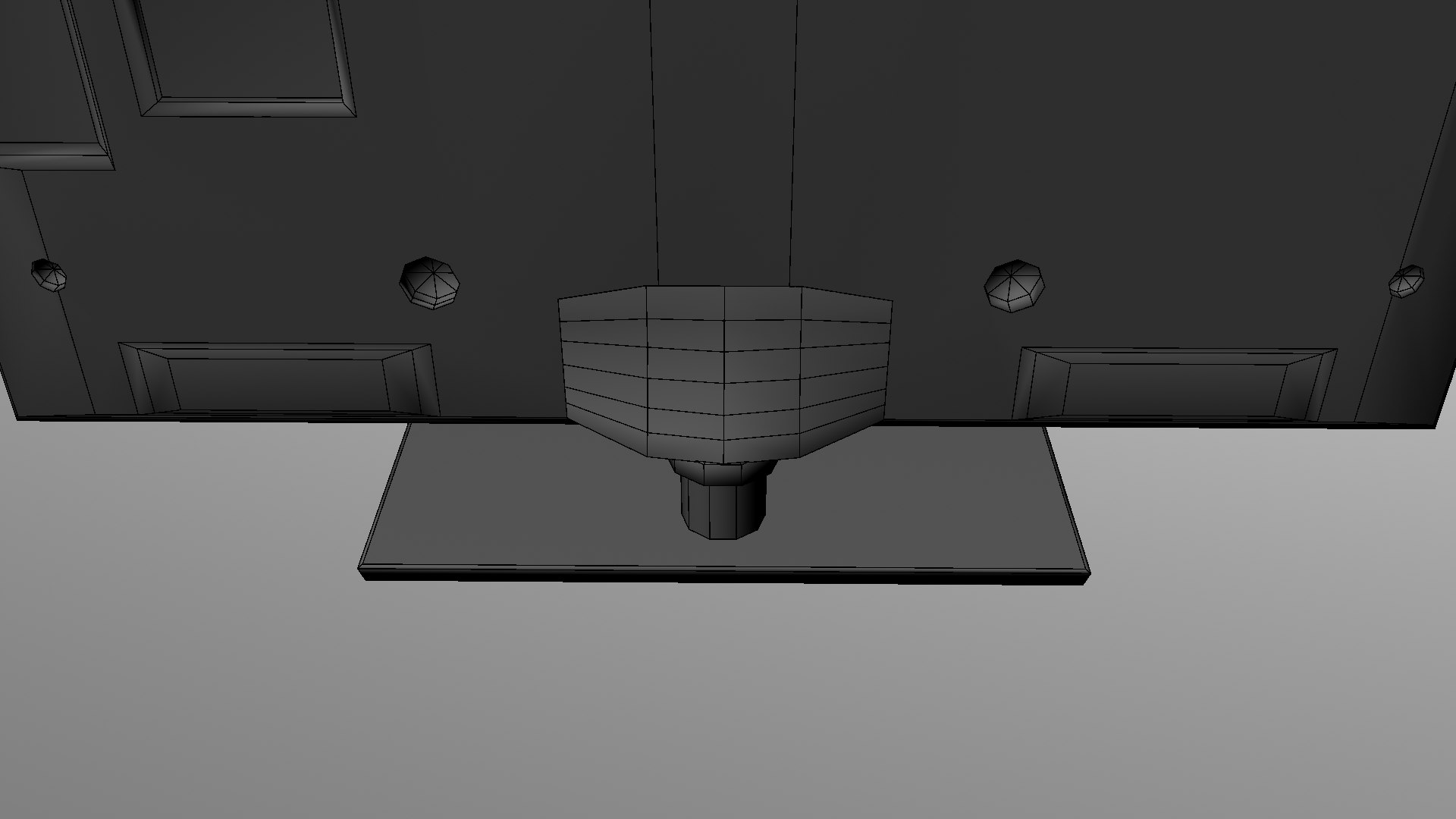 3ds Max Black Slim Tv